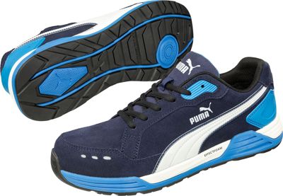 PUMA Airtwist Blue Low S3 ESD HRO SRC t.47 : suède hydrofuge, coque ...