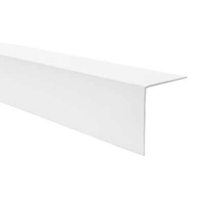 QUEST Cornière PVC 50x20 mm de protection et de décoration, baguette d ...