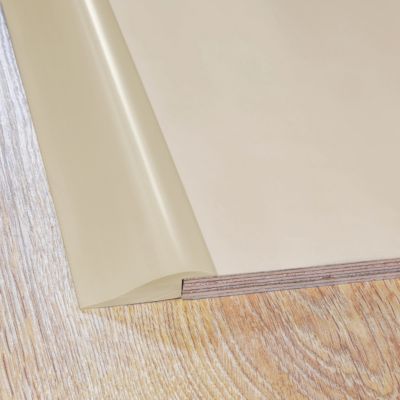 QUEST Profil de rampe flexible en PVC pour carrelages, moquettes, beige ...