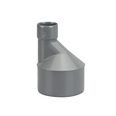 Réduction excentrée en PVC - Diamètres 140x100 - WAVIN