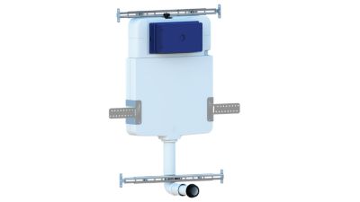 Réservoir caché compléte pour cuvette au sol avec plaque de commande en ...