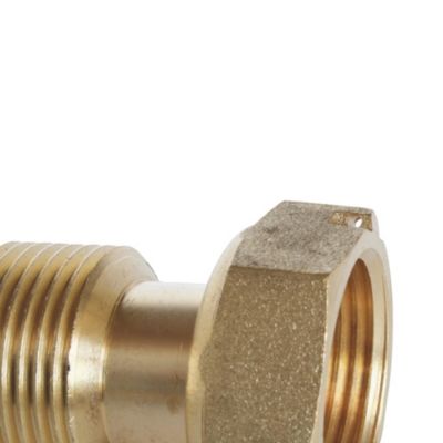 Raccord 2 pièces pour compteur mâle 1/2-femelle 3/4