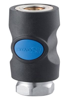 Raccord air comprimé - PREVOST - ISI 061101 - Femelle - 1/4" - Corps composite