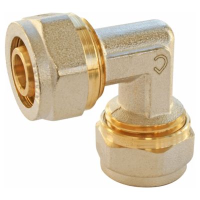 Raccord coudé égal à compression pour tube Multicouche Ø16 | Castorama