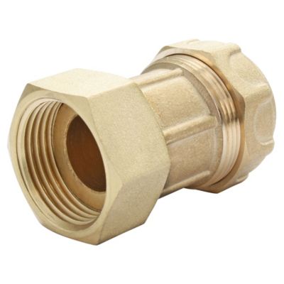 Raccord laiton droit pour PE Ø25 - Femelle 20/27 (3/4") Somatherm for you | Castorama
