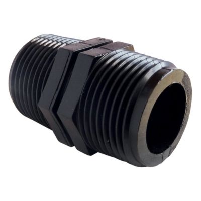 Raccord plast MM20/27 à visser pour raccorder 2 tuyaux d'alimentation ...