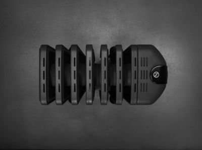 Radiateur à bain d'huile 1500 W, pour 15 m², noir, l.39,2 x P.16 x H.65 ...