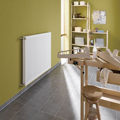 Radiateur acier eau chaude - Type 22 - Hauteur 300mm - Largeur 600mm ...