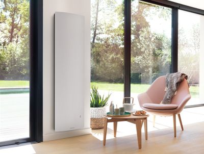 Radiateur connecté Divali Néo vertical 1500W Blanc carat - ATLANTIC ...