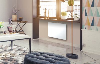 Radiateur électrique céramique 1000W blanc - Carrera Ray Klaas