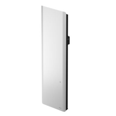 Radiateur électrique double coeur de chauffe 2000W blanc vertical ...