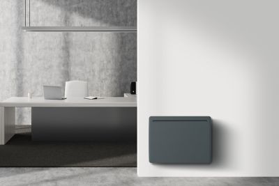 Radiateur électrique inertie sèche 1000W anthracite - Carrera Volino
