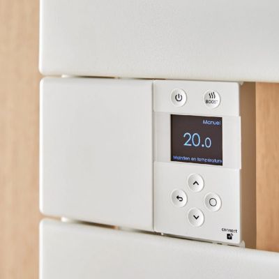 Radiateur sèche-serviettes électrique connecté Wifi Nefertiti - 500W ...