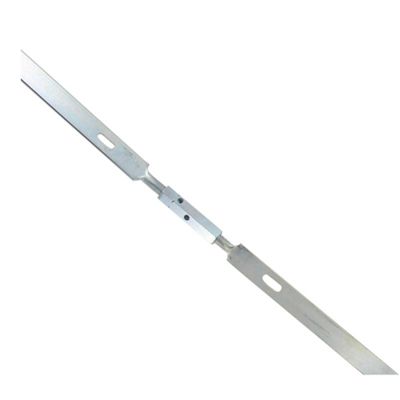 Raidisseur porte - Acier zingué blanc - Ajustable - 1870mm