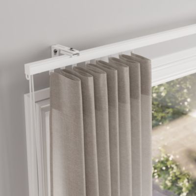 Rail à rideau extensible Millet blanc L.120/210cm GoodHome