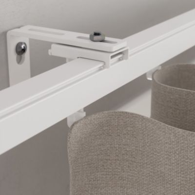 Rail à rideau extensible Millet blanc L.120/210cm GoodHome