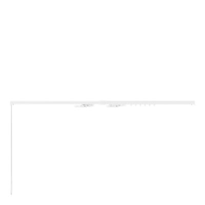 Rail à rideau simple extensible Thira blanc L.200/330cm GoodHome