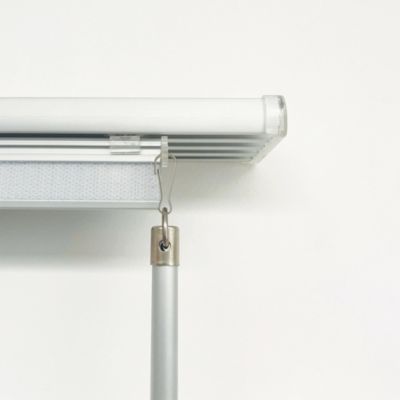 Rail panneau japonais gris L.200 cm Madeco