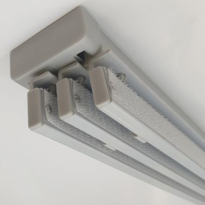 Rail panneaux japonais 3 voies en aluminium L.120cm Madeco