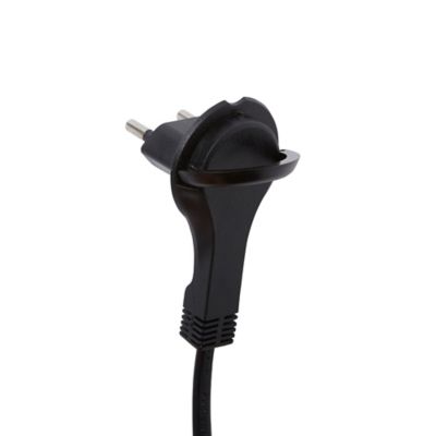 Rallonge intérieur H03VVH2-F Diall 2 x 0.75mm² 3m prise noir