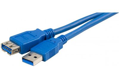 Rallonge USB 3.0 bleue 1m CONECTICPLUS