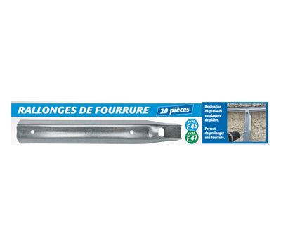 Rallonges de Fourrure Universelle Semin F45/F47, 30 cm, Boîte de 20