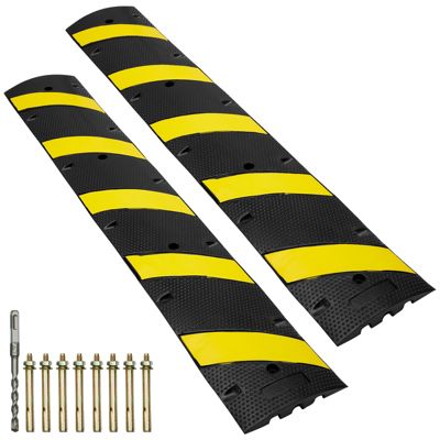 Rampe câble lot de 2, 2 canaux, caoutchouc. Charge 10000kg, 8 vis ...