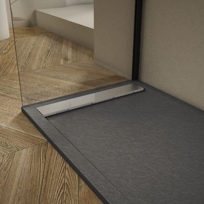 Receveur de douche 70x160cm extra plat RIBERA en resine surface ...
