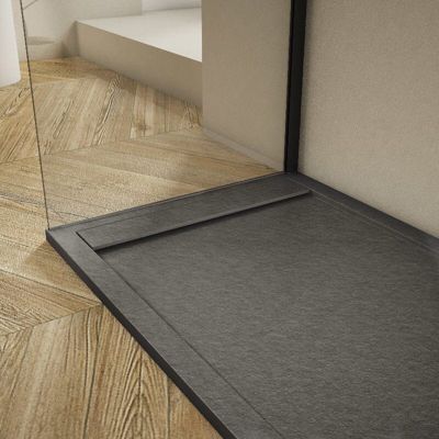 Receveur de douche 90x180cm extra plat RIBERA en resine surface ...