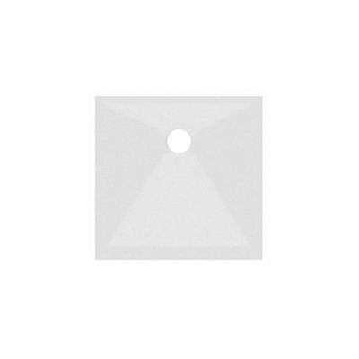 Receveur de douche acrylique blanc l.80 x L.80 cm antidérapant ...