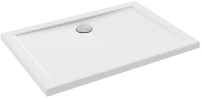 Receveur de douche extra-plat 70 x 100 cm blanc Jacob Delafon Edgar