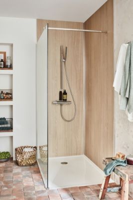 Receveur de douche extra-plat 70 x 100 cm blanc Jacob Delafon Edgar