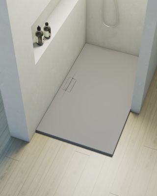 Receveur de douche extraplat gris clair 80x180 cm Shile - POALGI