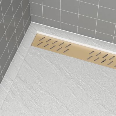 Receveur de douche L.120 x l.90 x H.4 cm, acrylique renforcé blanc ...