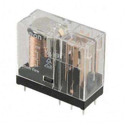 Relais de puissance pour circuits imprimés 24 V DC, 5 A, 2 inverseurs ...