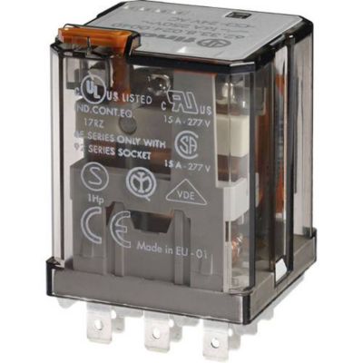 Relais enfichable 24 V DC 16 A 3 inverseurs - Finder 62.33.9.024.4040