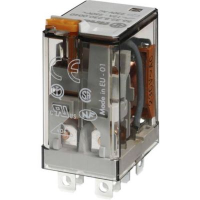 Relais enfichable Finder 56.32.8.230.0000 230 V AC 12 A, 2 inverseurs