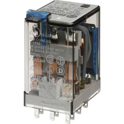 Relais enfichable miniature 24 V DC 10 A 3 inverseurs - modèle 55.33.9 ...