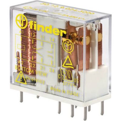Relais pour circuits imprimés 12 V/DC 8 A 2 inverseurs 50.12.9.012.5000