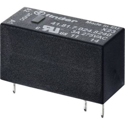 Relais statique Finder 41.81.7.012.9024 - SSR 12 V DC, 5 A, 1 contact NO