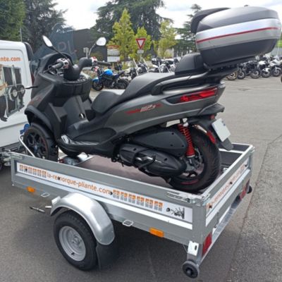 Remorque pliante + 4 ridelles WT1-50BF charge max 350 kg