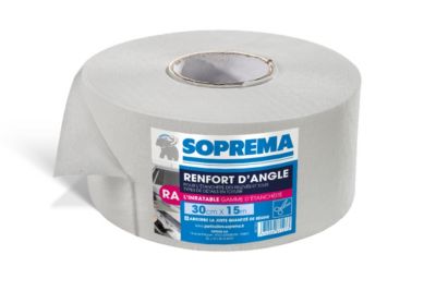 Renfort d'angle Soprema blanc 30cm x 15m