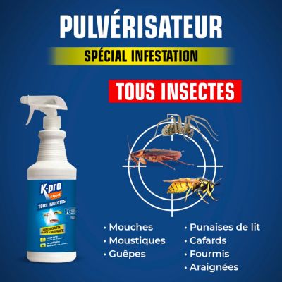 Repousse insectes barrière contre volants & rampants Kapo expert 1L ...