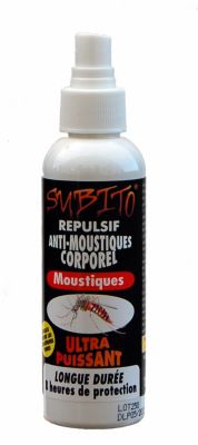 Répulsif Anti-Moustiques Corporel Spray 150ml SUBITO | Castorama