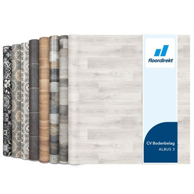 Revêtement de Sol Albus 3, Aspect Bois, 200 x 300 cm