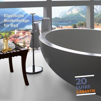 Revêtement de sol Expotop Blanc Vinyle 200 x 400 cm