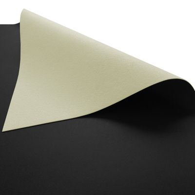 Revêtement de sol Expotop Noir Vinyle 200 x 200 cm