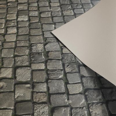 Revêtement de sol PVC 3D Moonlight Vinyle Cobble 100 x 50 cm - Floordirekt