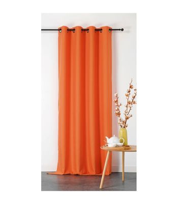Rideau Double Natte Non feu M1 - 135x240cm - Abricot | Castorama