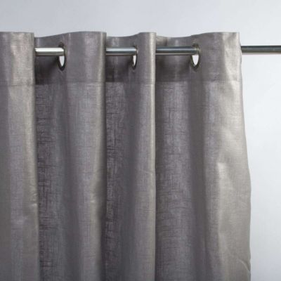 Rideau à reflets irisés gris 140x250